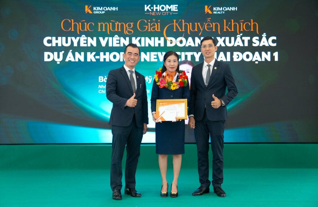 Vinh danh đội ngũ kinh doanh xuất sắc dự án K-Home New City giai đoạn 1